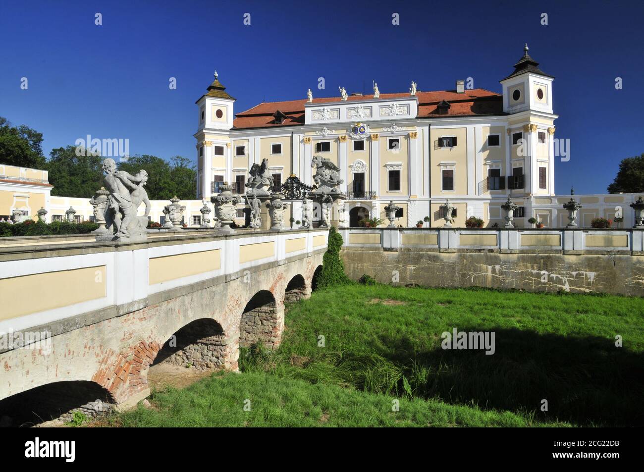 Pearl of the Southeast Moravia Chateau Milotice with French baroque ...