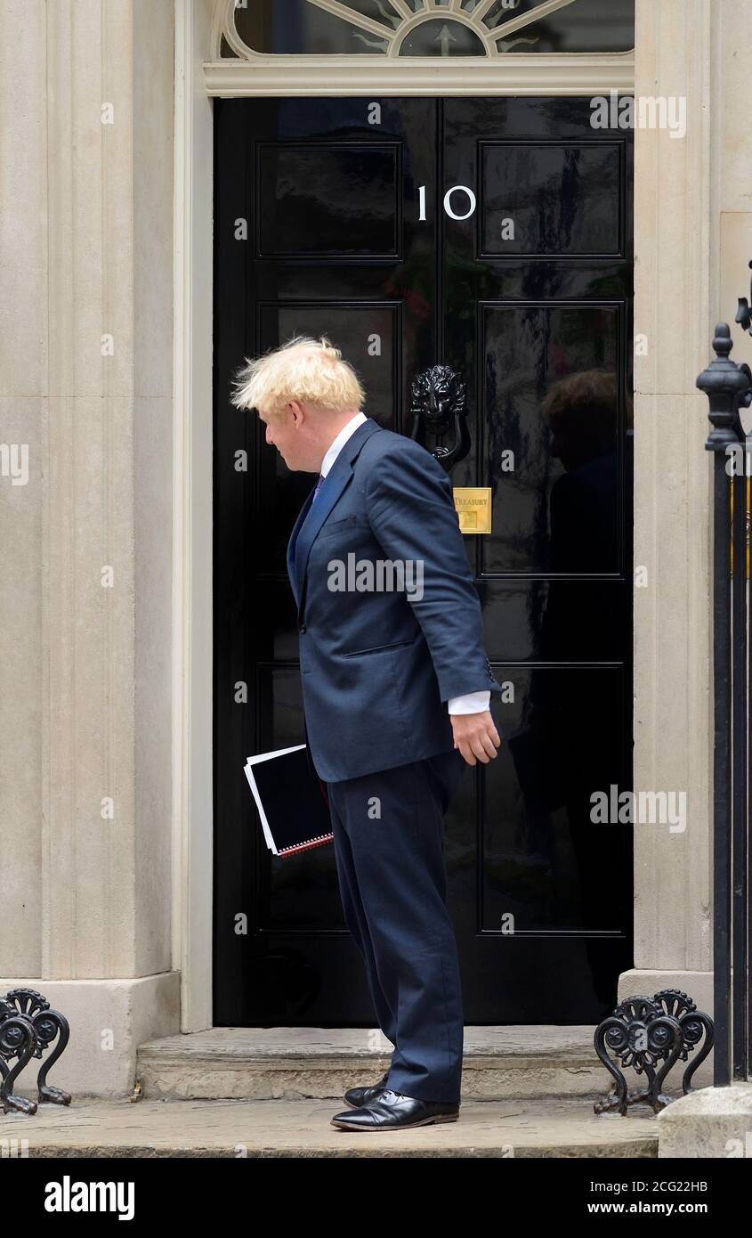 Boris johnson notebook hi-res stock photography and images - Alamy