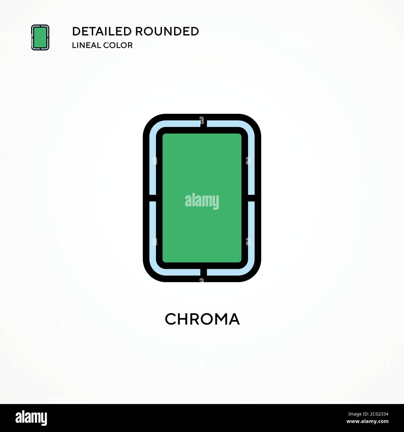 Chroma vector icon. Modern vector illustration concepts. Easy to edit ...