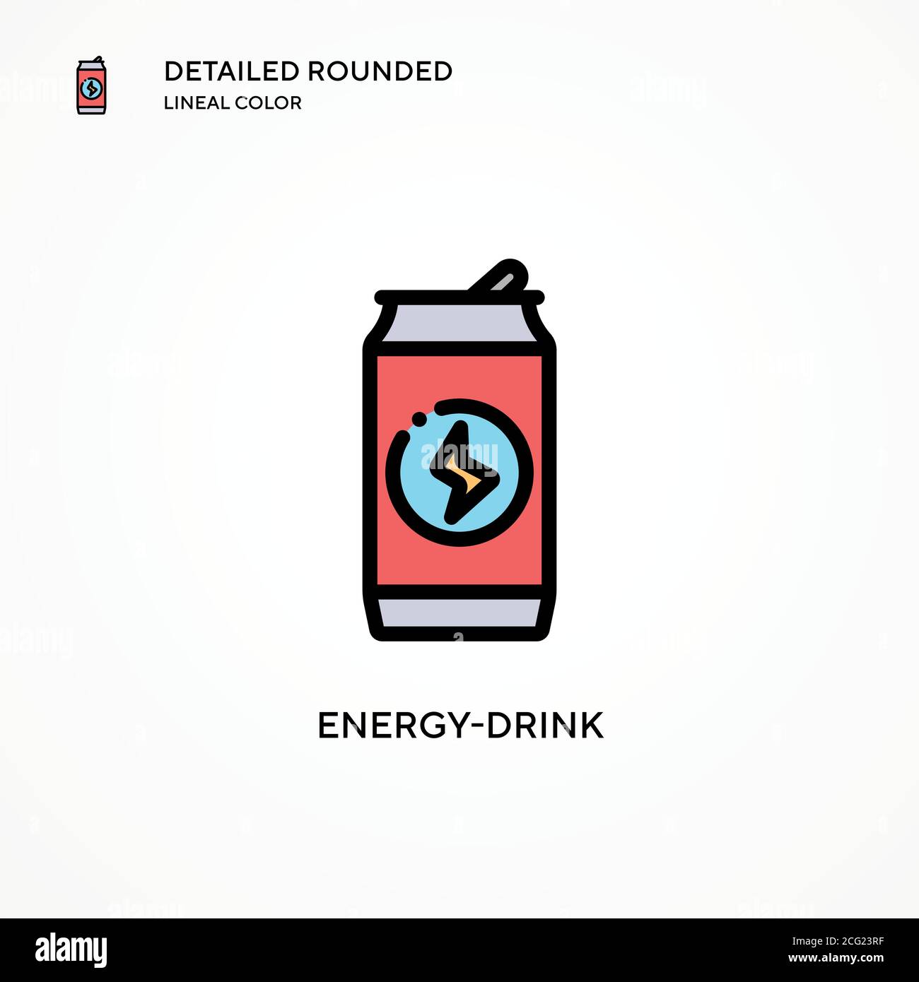 Energy-drink vector icon. Modern vector illustration concepts. Easy to ...