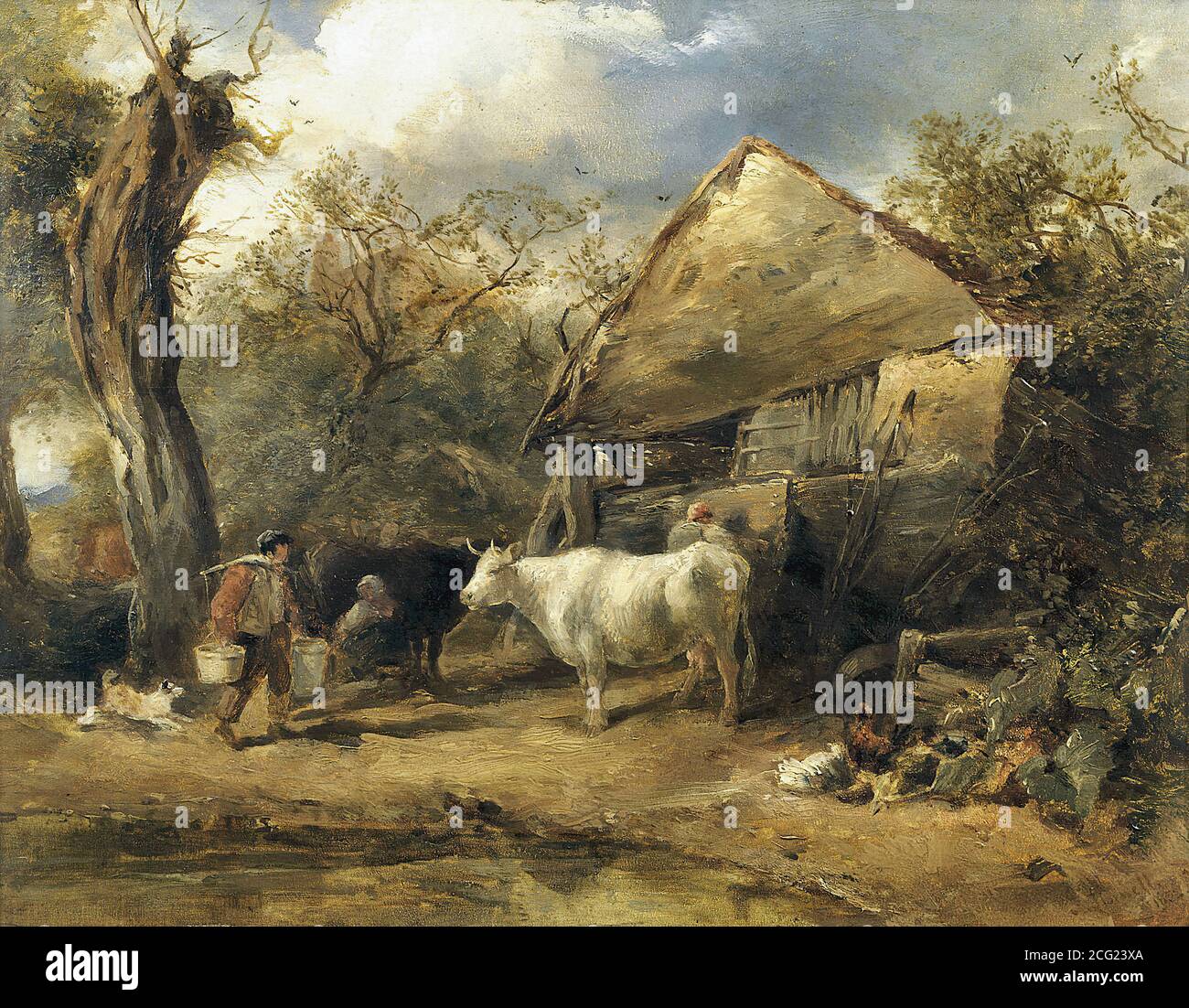 Farmyard scene hi-res stock photography and images - Alamy