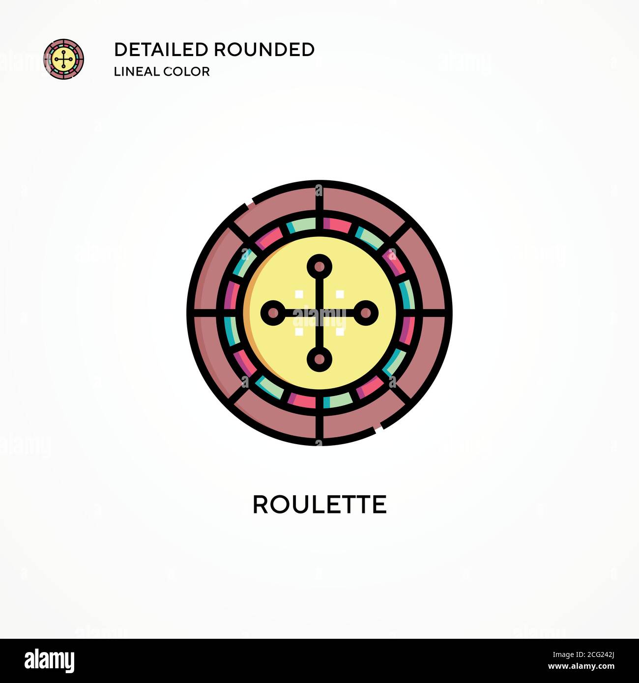 Roulette ball vector 3d Stock Vector Images - Alamy