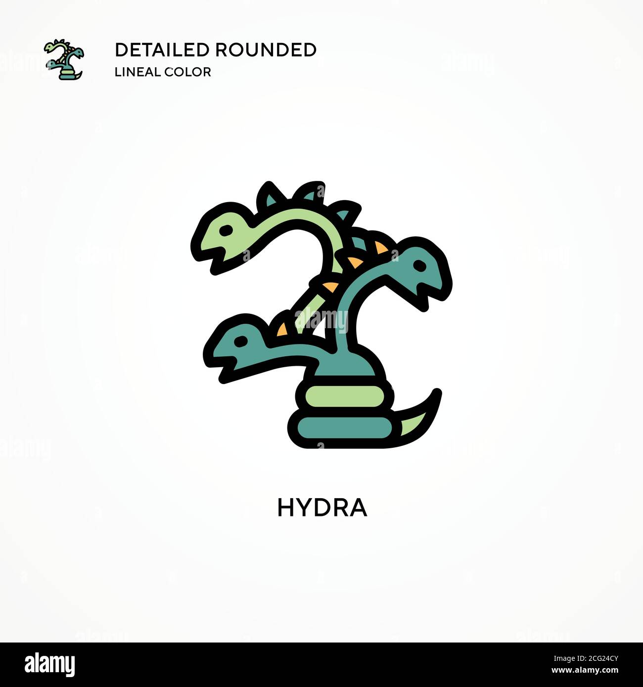 The harbor of hydra Stock Vector Images - Alamy