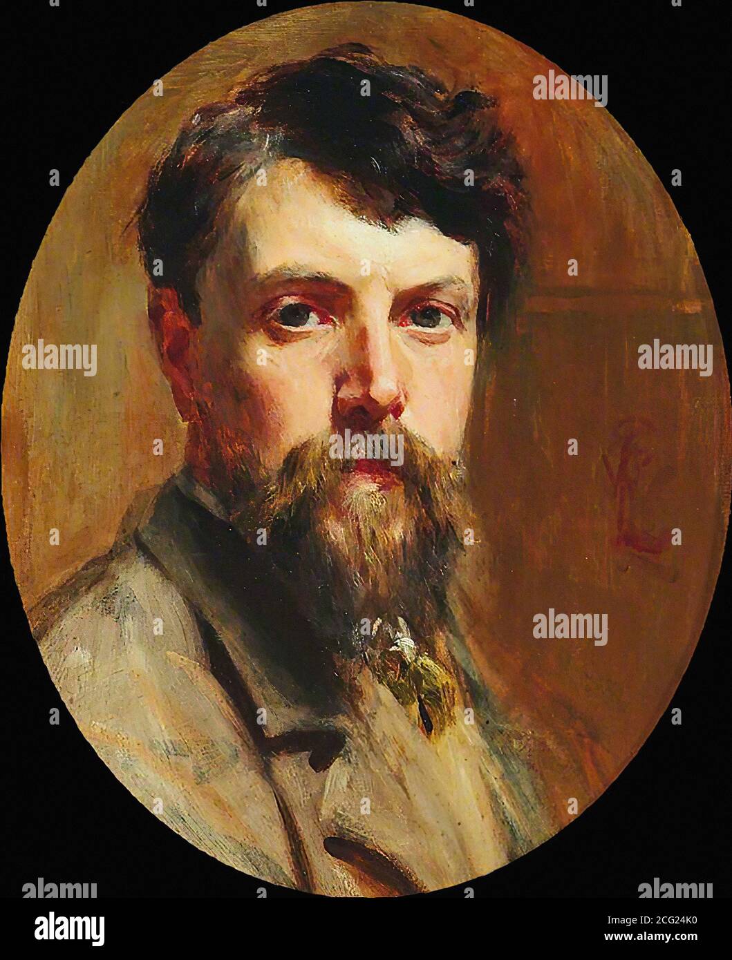 Lockhart William Ewart - Self Portrait - British School - 19th Century ...