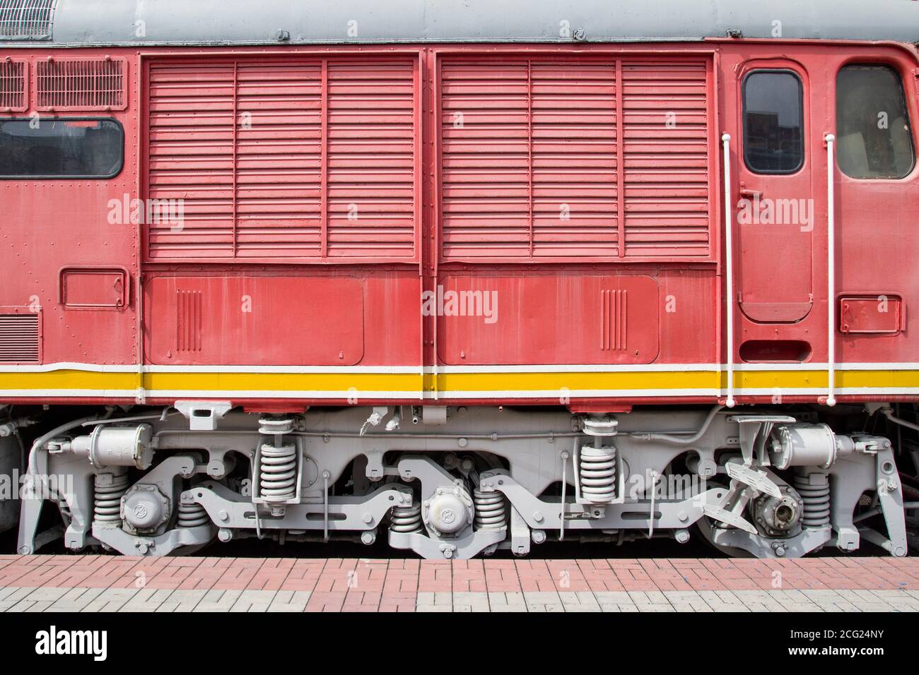 Museum for Railway Technology Novosibirsk. Old, Soviet railway ...