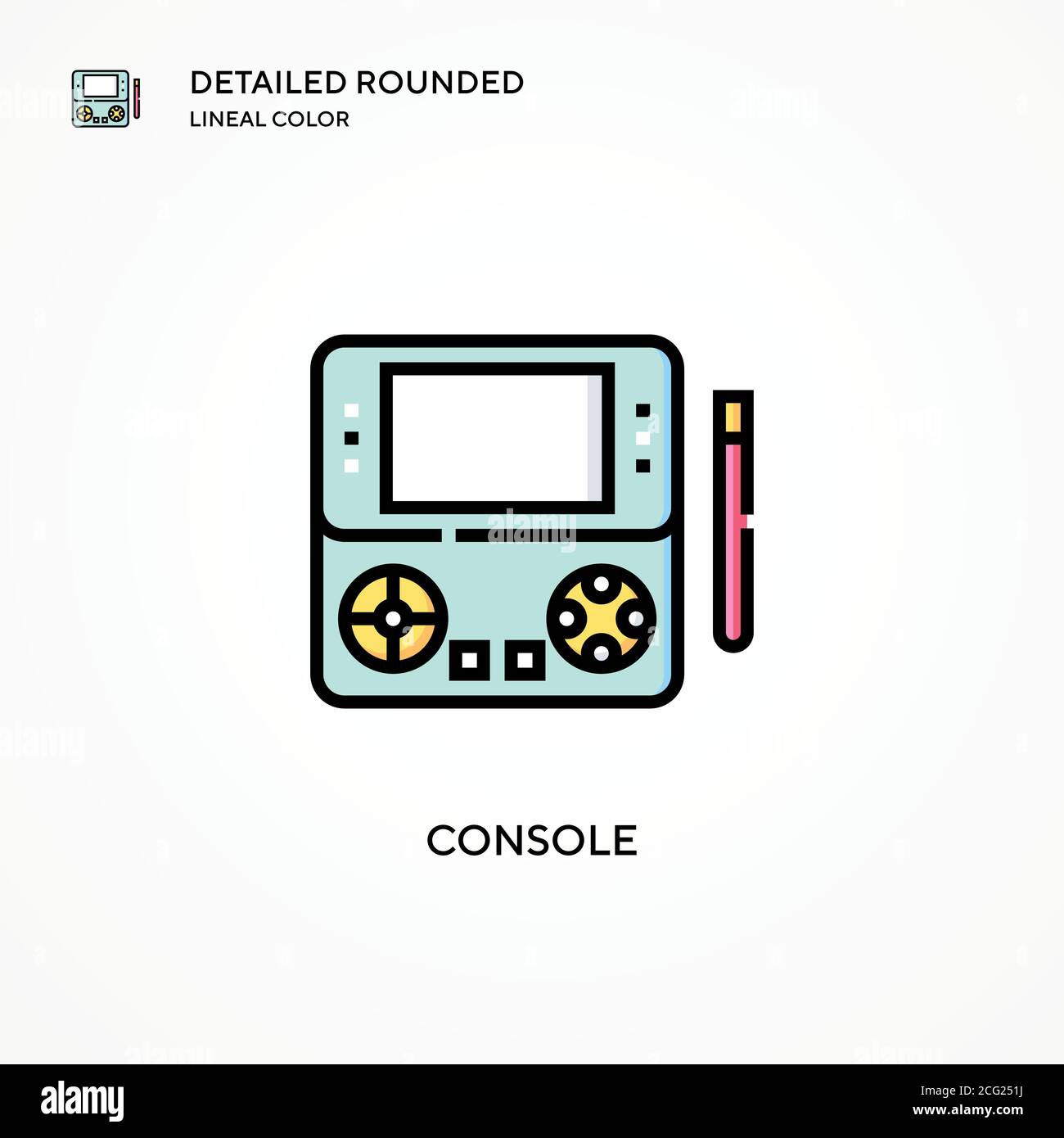 Console vector icon. Modern vector illustration concepts. Easy to edit ...