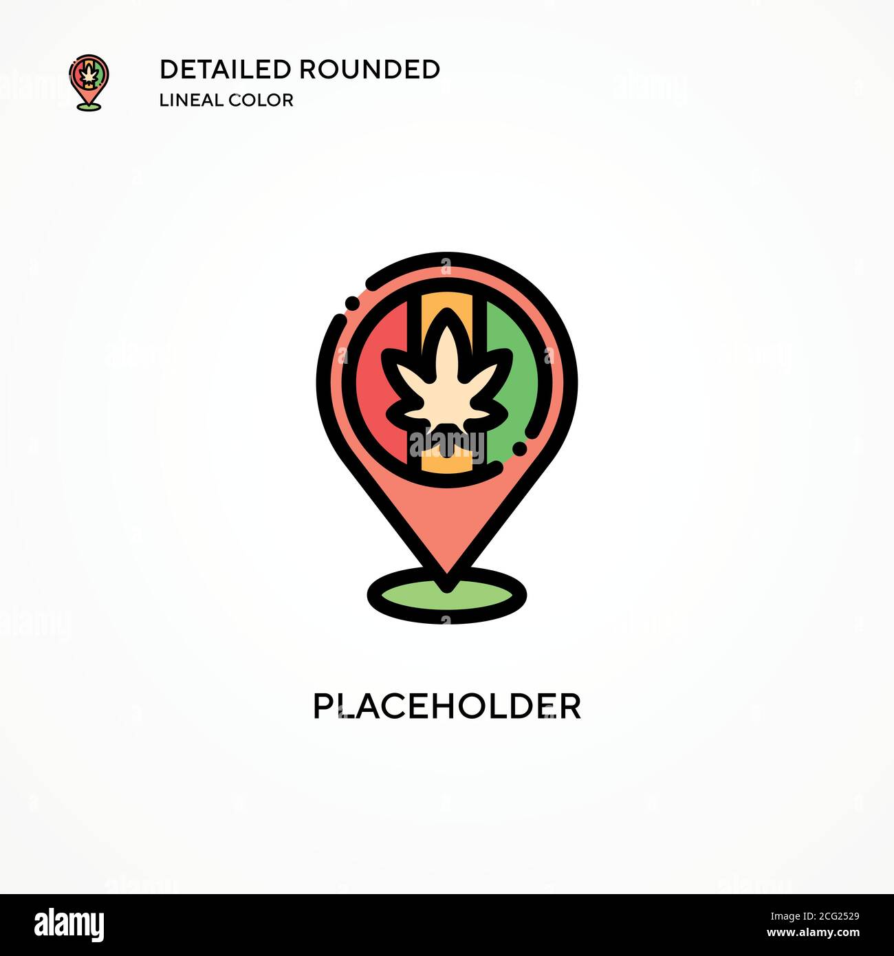 Placeholder vector icon. Modern vector illustration concepts. Easy to ...
