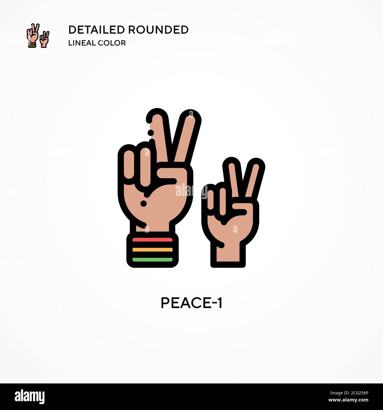 Peace-1 vector icon. Modern vector illustration concepts. Easy to edit ...