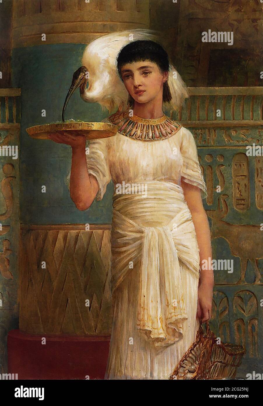 Long Edwin Longsden - Alethe Attendant of the Sacred Ibis in the Temple ...