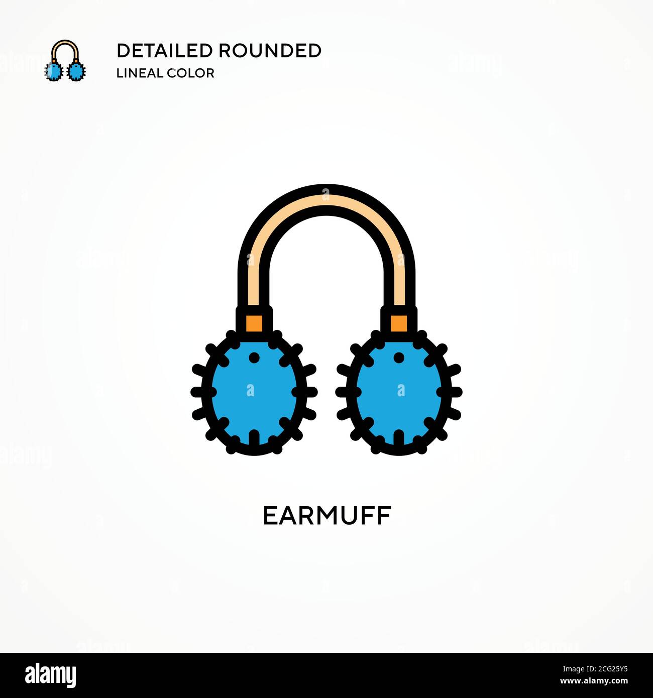 Earmuff style construction Stock Vector Images - Alamy