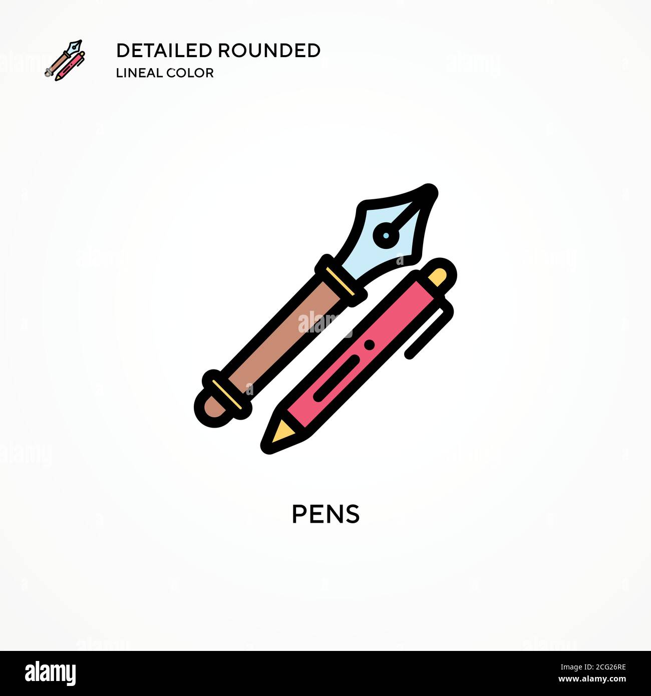 Modern calligraphy pens hi-res stock photography and images - Alamy