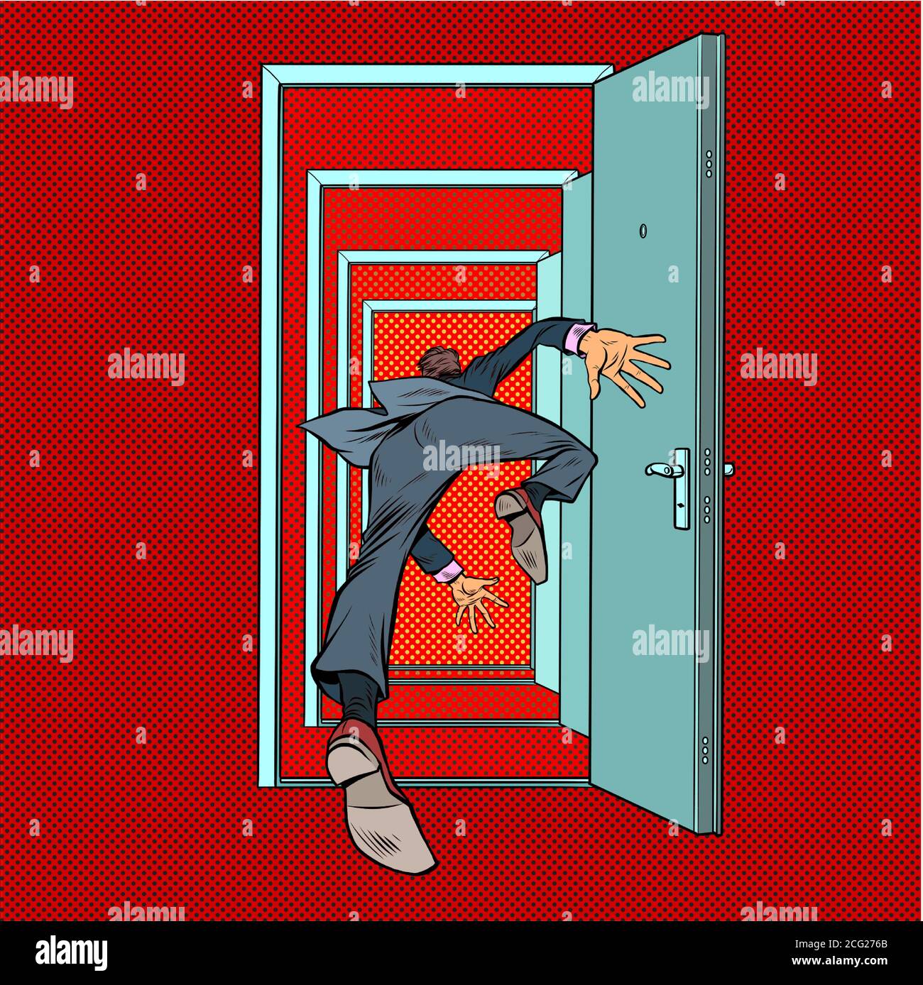 Fall people Stock Vector Images - Alamy