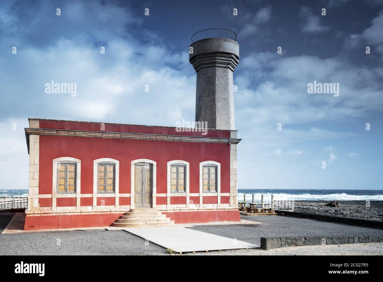 Leuchtturm El Tostón Stock Photo - Alamy