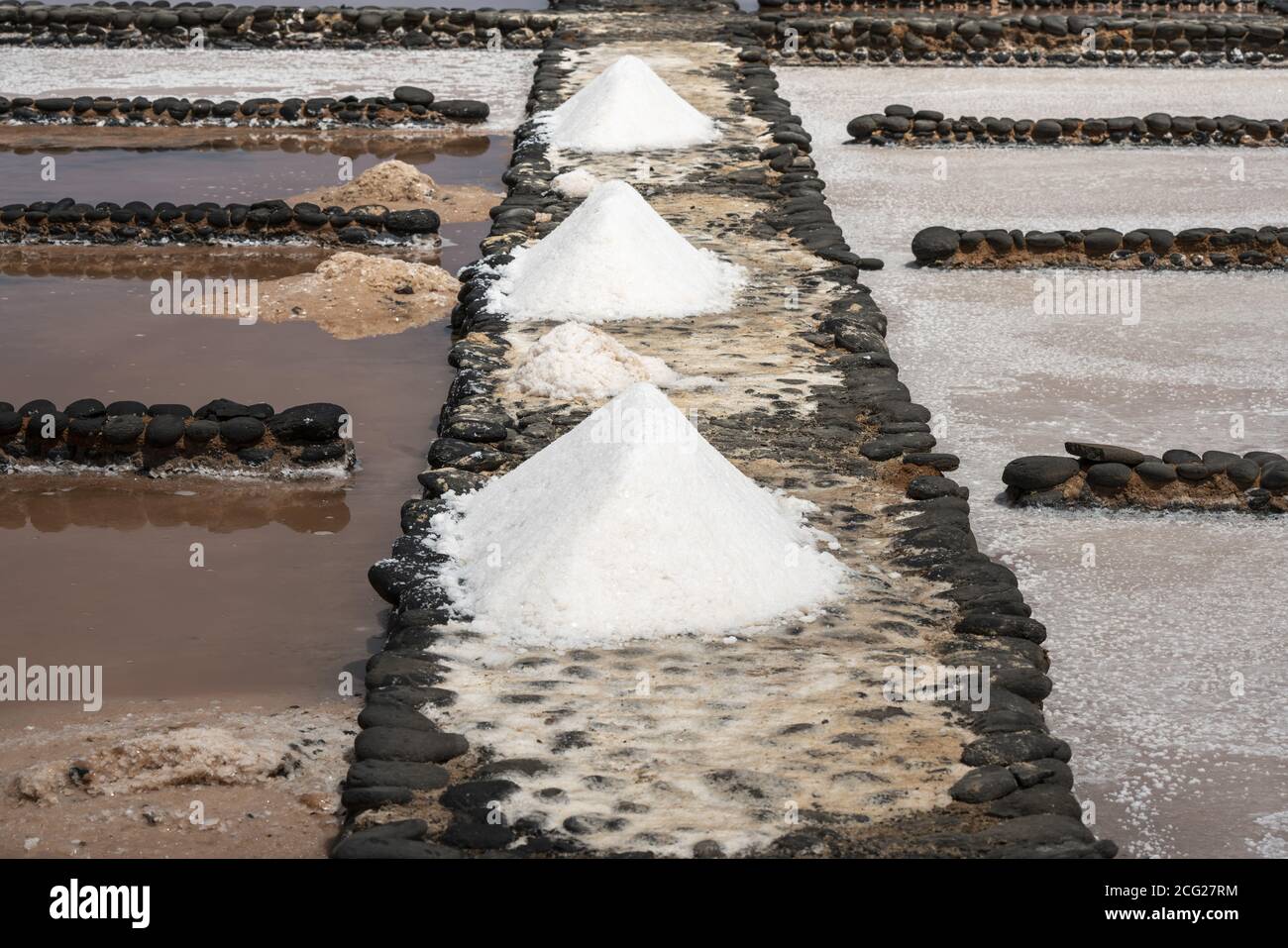Piles of salt Stock Photo - Alamy