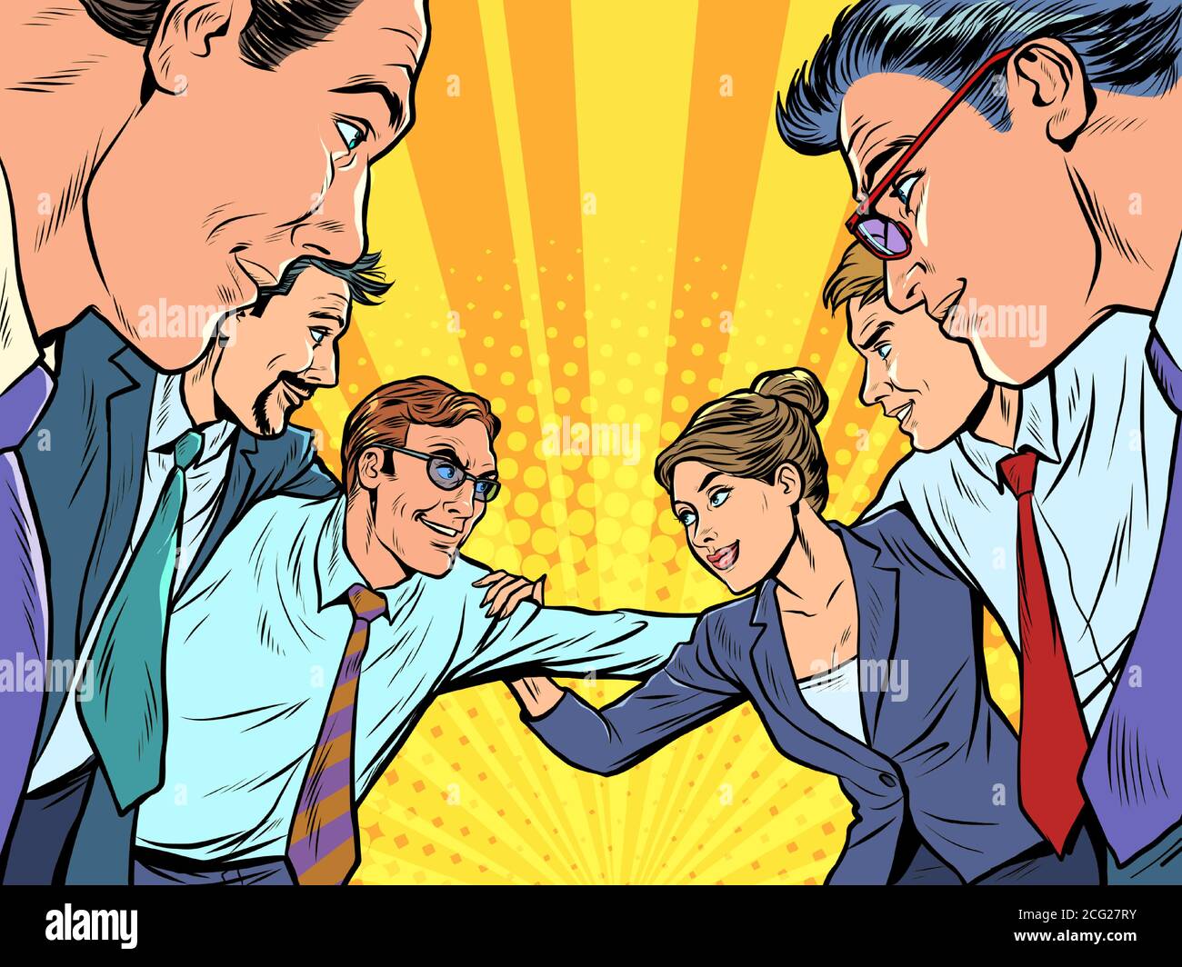Group business people young Stock Vector Images - Alamy