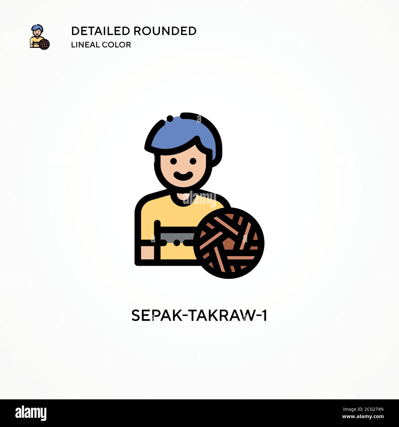 Malaysia sepak takraw Stock Vector Images - Alamy