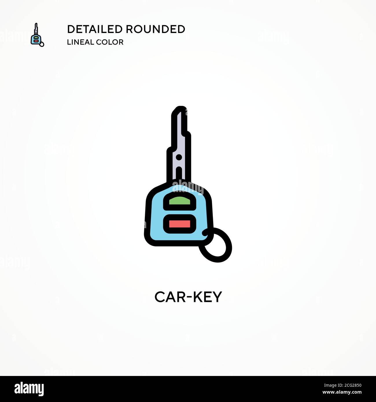 Car-key vector icon. Modern vector illustration concepts. Easy to edit ...