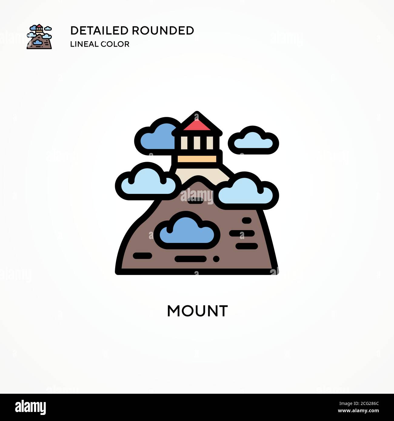 Nepal and mount everest and sunrise Cut Out Stock Images & Pictures - Alamy