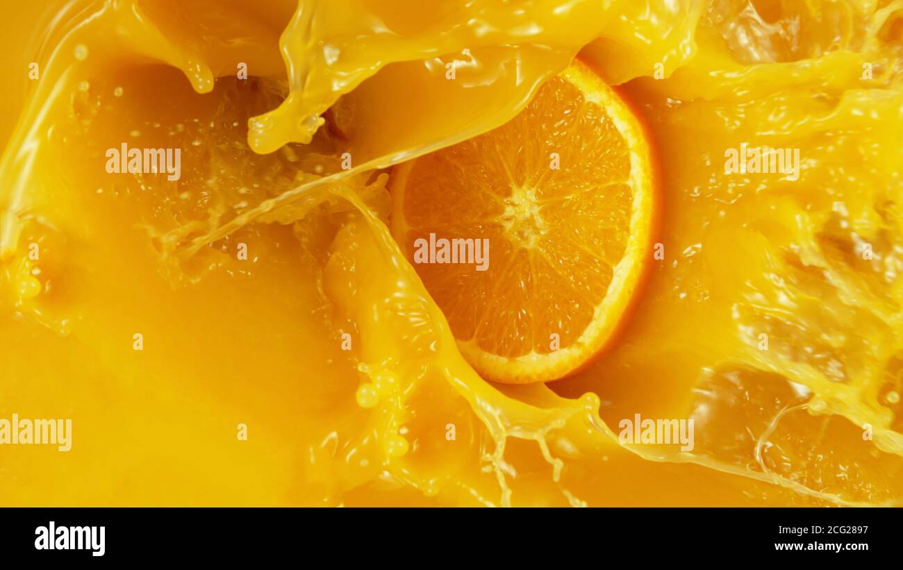 Fresh orange juice flow super hi-res stock photography and images - Alamy