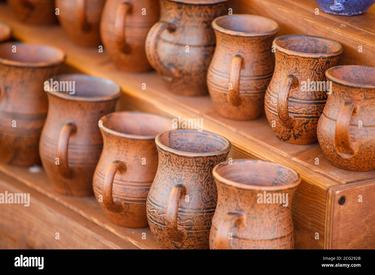 Clay pot on stand hi-res stock photography and images - Alamy