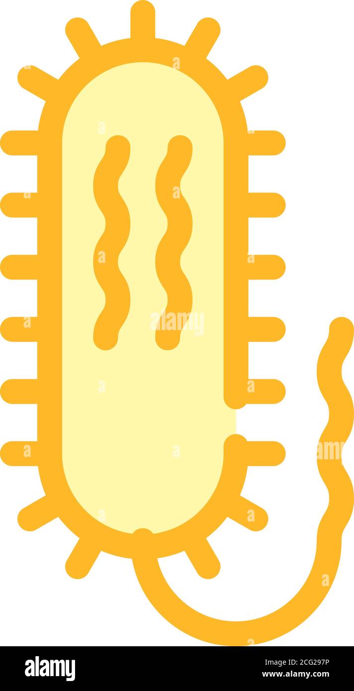 vibrio cholerae color icon vector isolated illustration Stock Vector ...