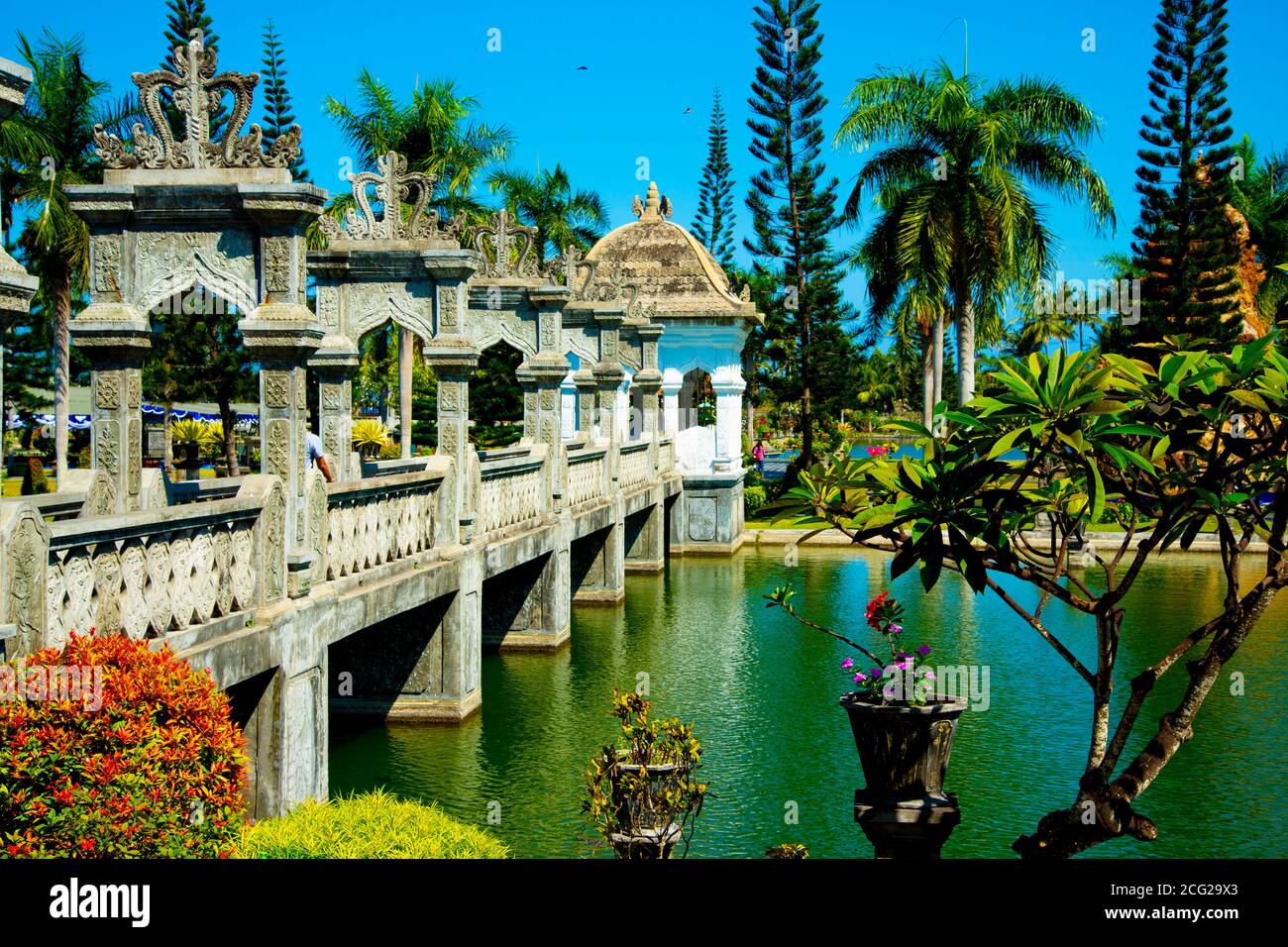 Garden of Soekasada Ujung - Bali - Indonesia Stock Photo - Alamy