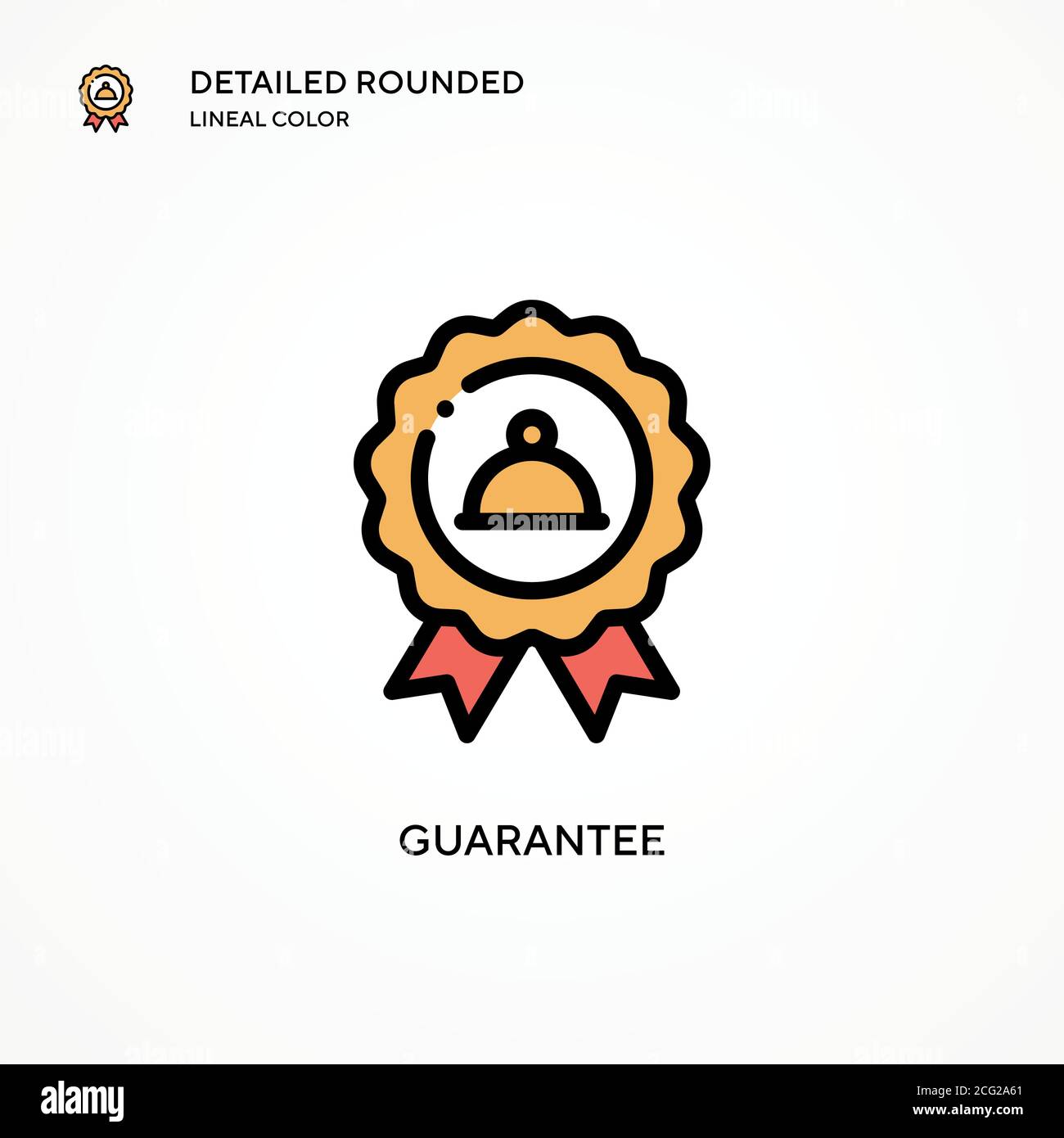 Guarantee vector icon. Modern vector illustration concepts. Easy to ...
