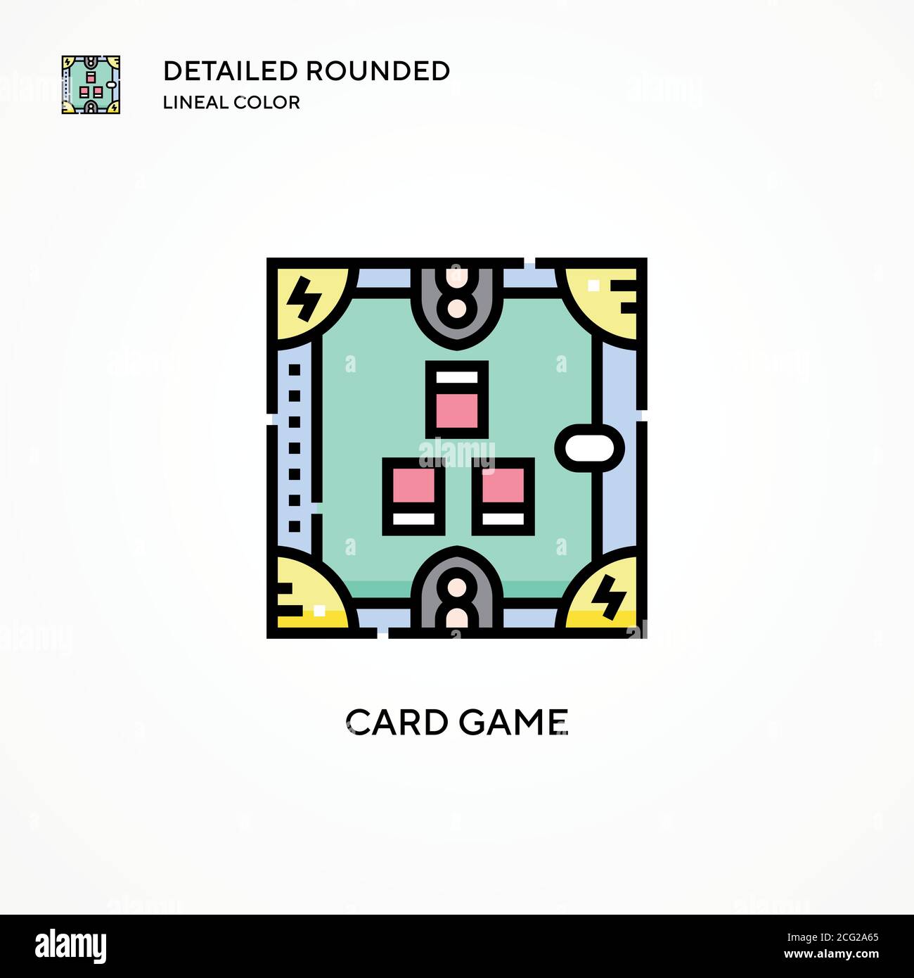 Card game vector icon. Modern vector illustration concepts. Easy to ...