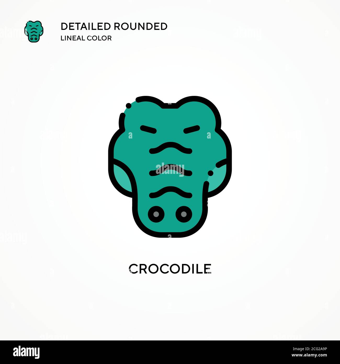 Crocodile teeth closeup Stock Vector Images - Alamy