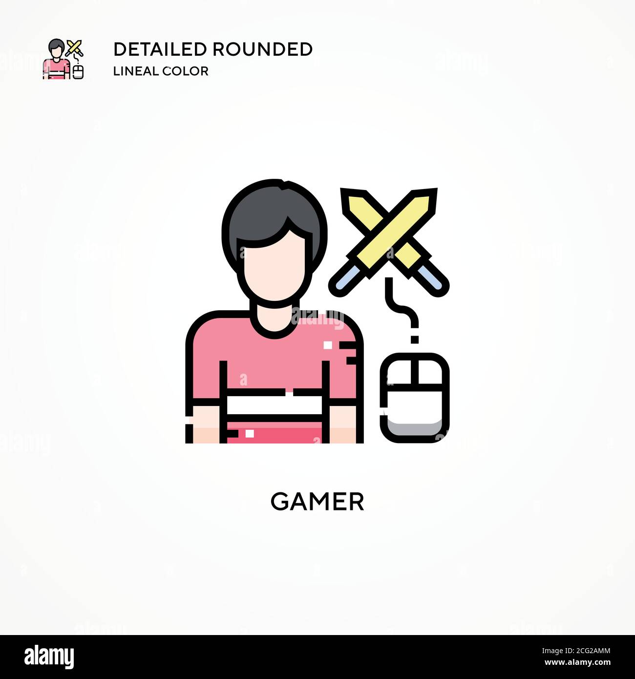 Girl gamer esport Stock Vector Images - Alamy