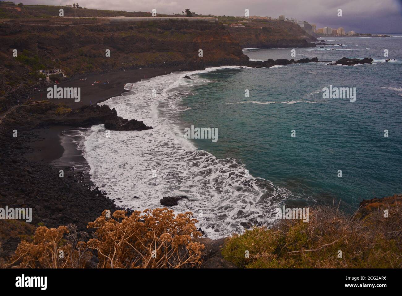 Beautiful view of one of the Canary Islands, Tenerife in fall at ...