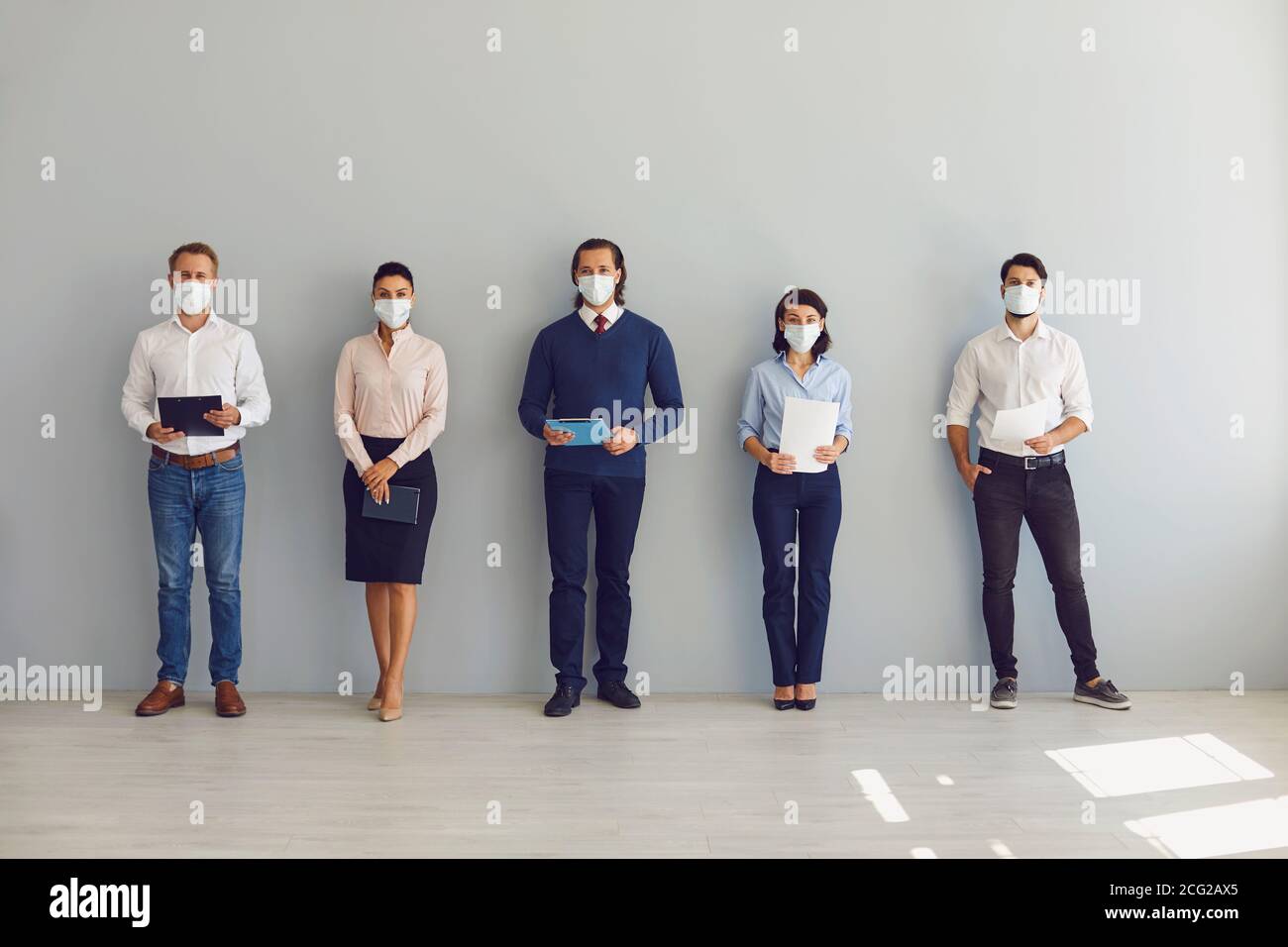 Unemployed people line mask hi-res stock photography and images - Alamy