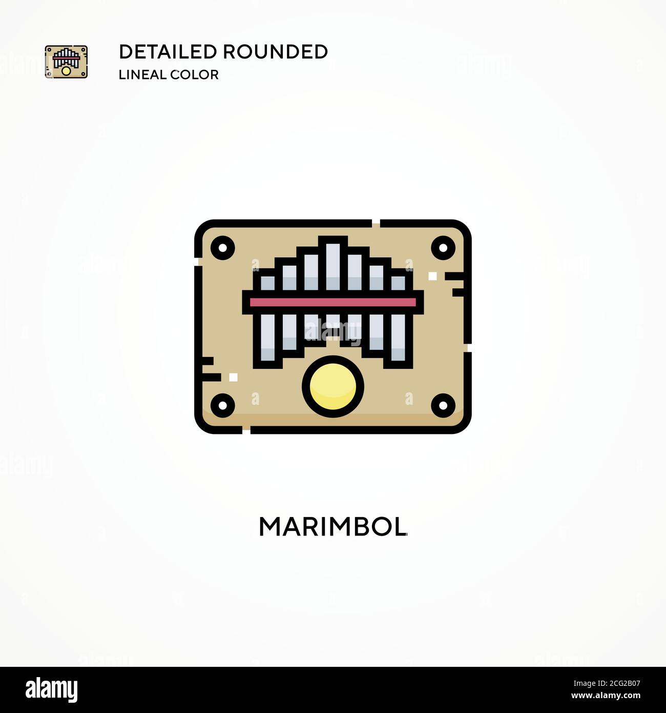 Marimbol vector icon. Modern vector illustration concepts. Easy to edit ...