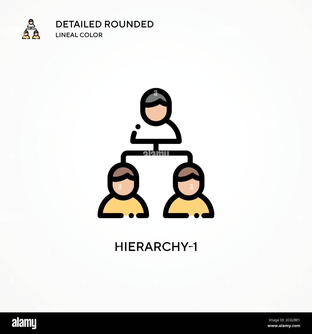 Hierarchy-1 vector icon. Modern vector illustration concepts. Easy to ...