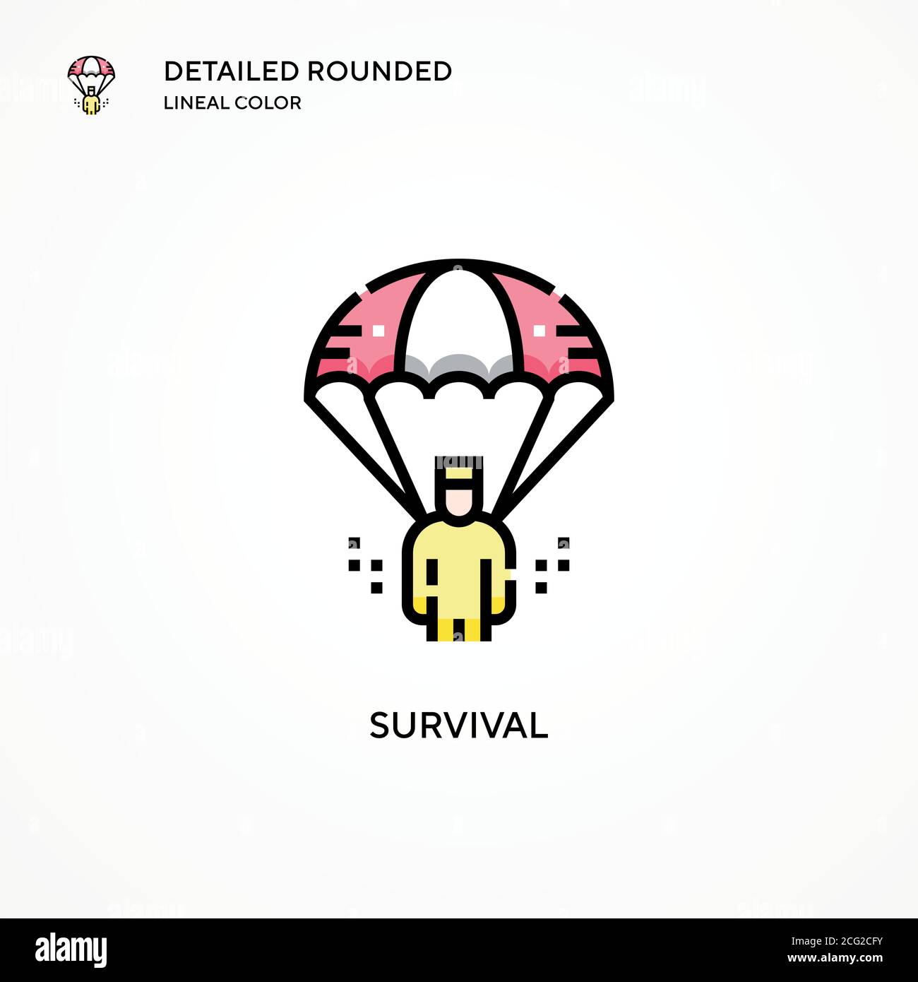 Survival vector icon. Modern vector illustration concepts. Easy to edit ...