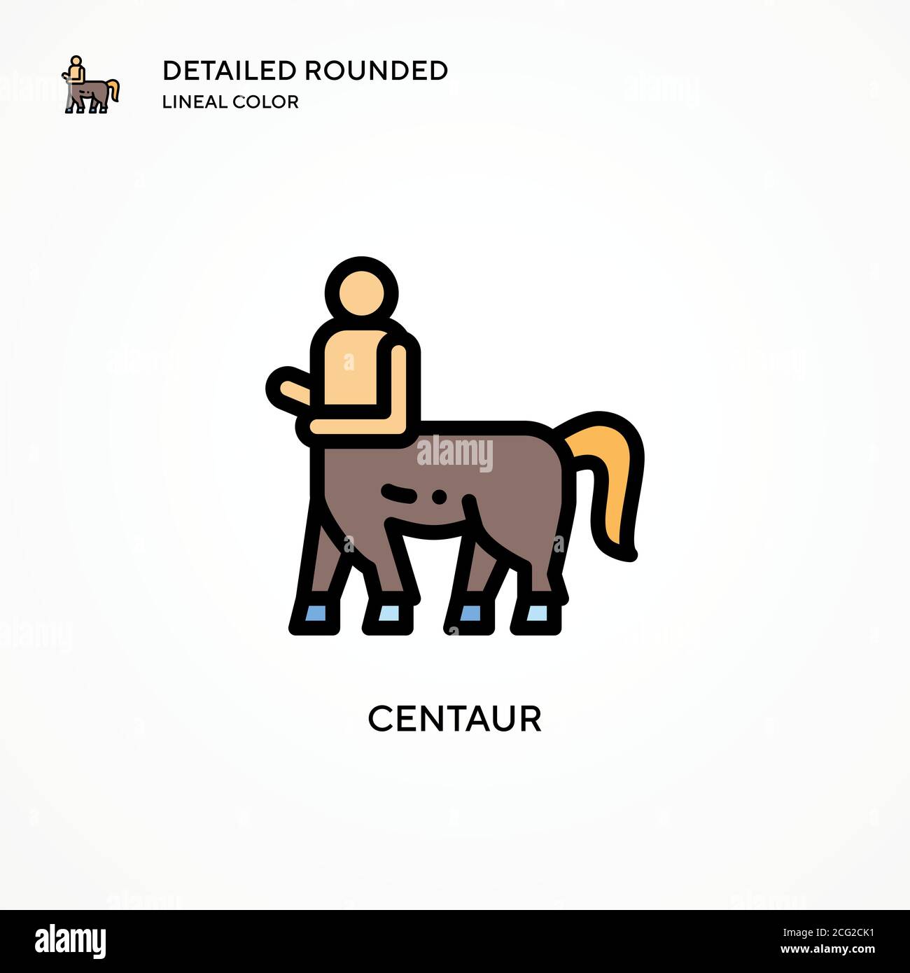 Centaur vector icon. Modern vector illustration concepts. Easy to edit ...