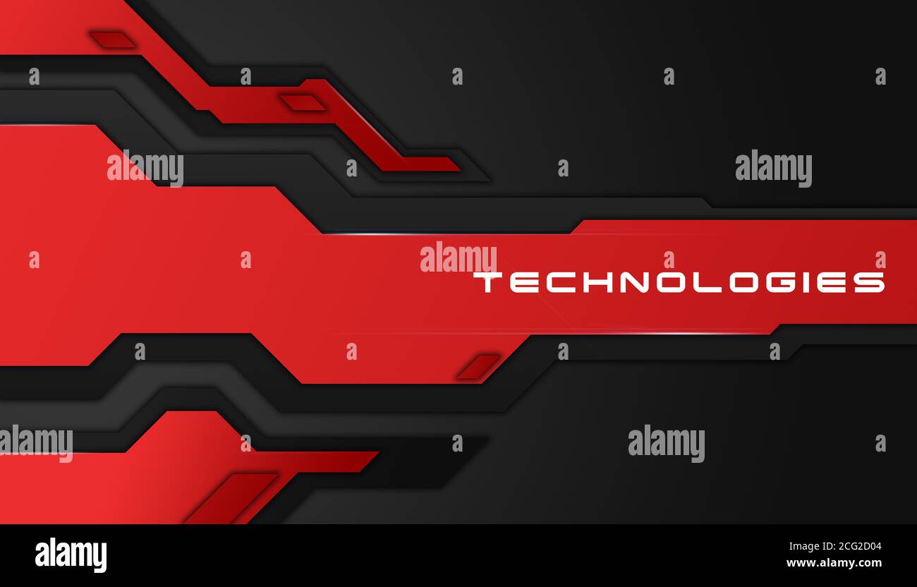 Creative contrast abstract background in red and black colors with ...