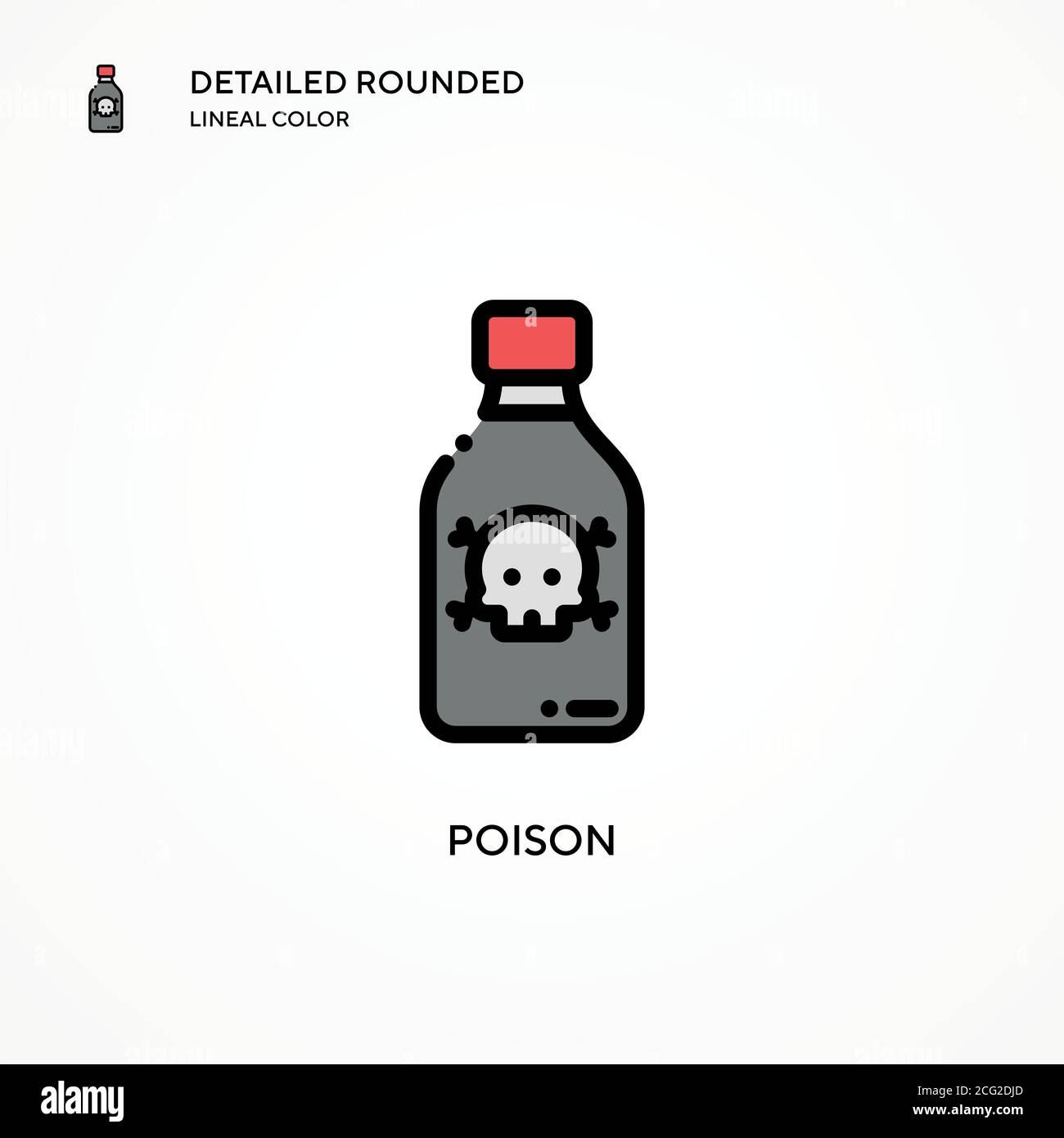 Poison vector icon. Modern vector illustration concepts. Easy to edit ...