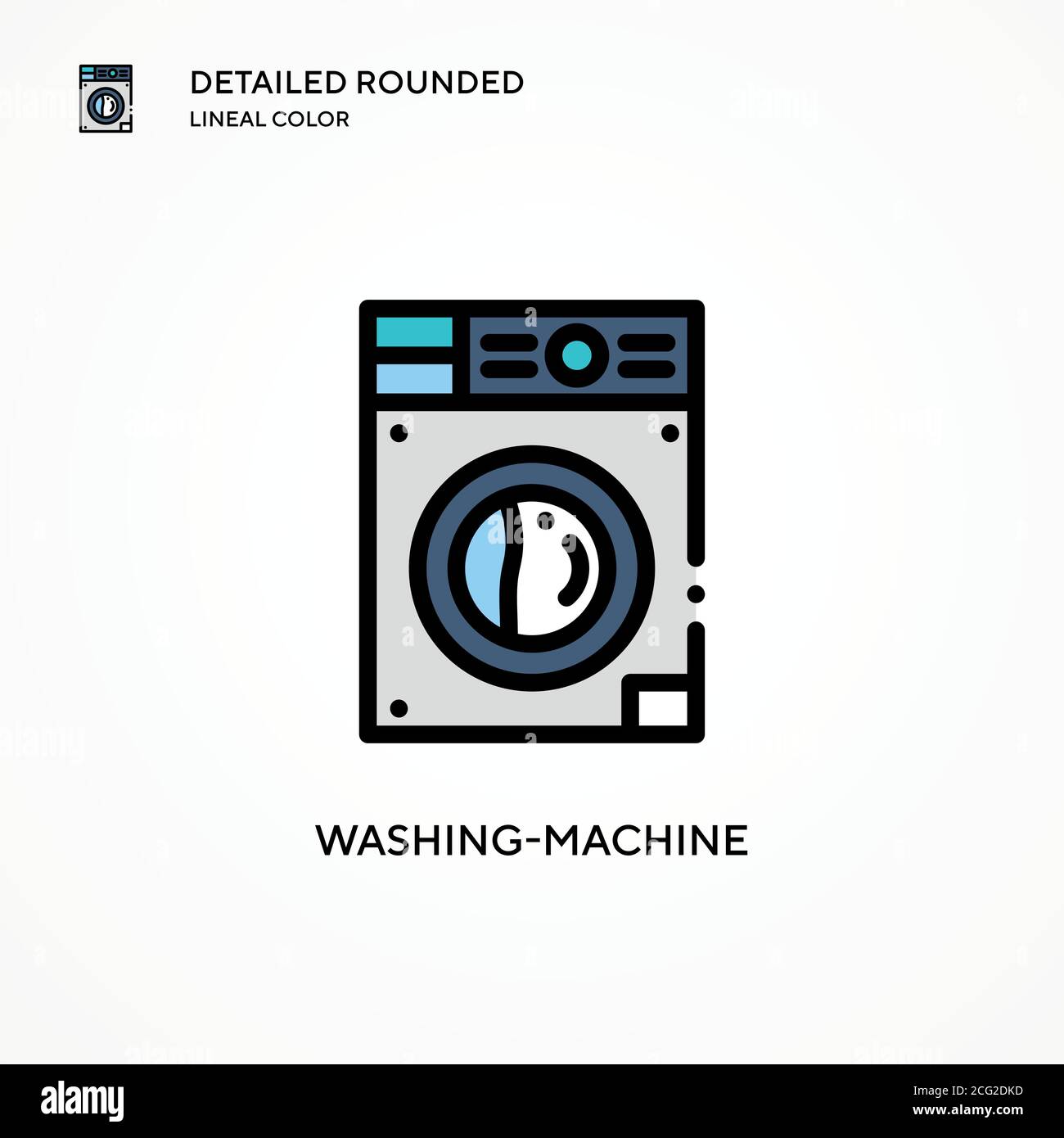 Washing-machine vector icon. Modern vector illustration concepts. Easy ...