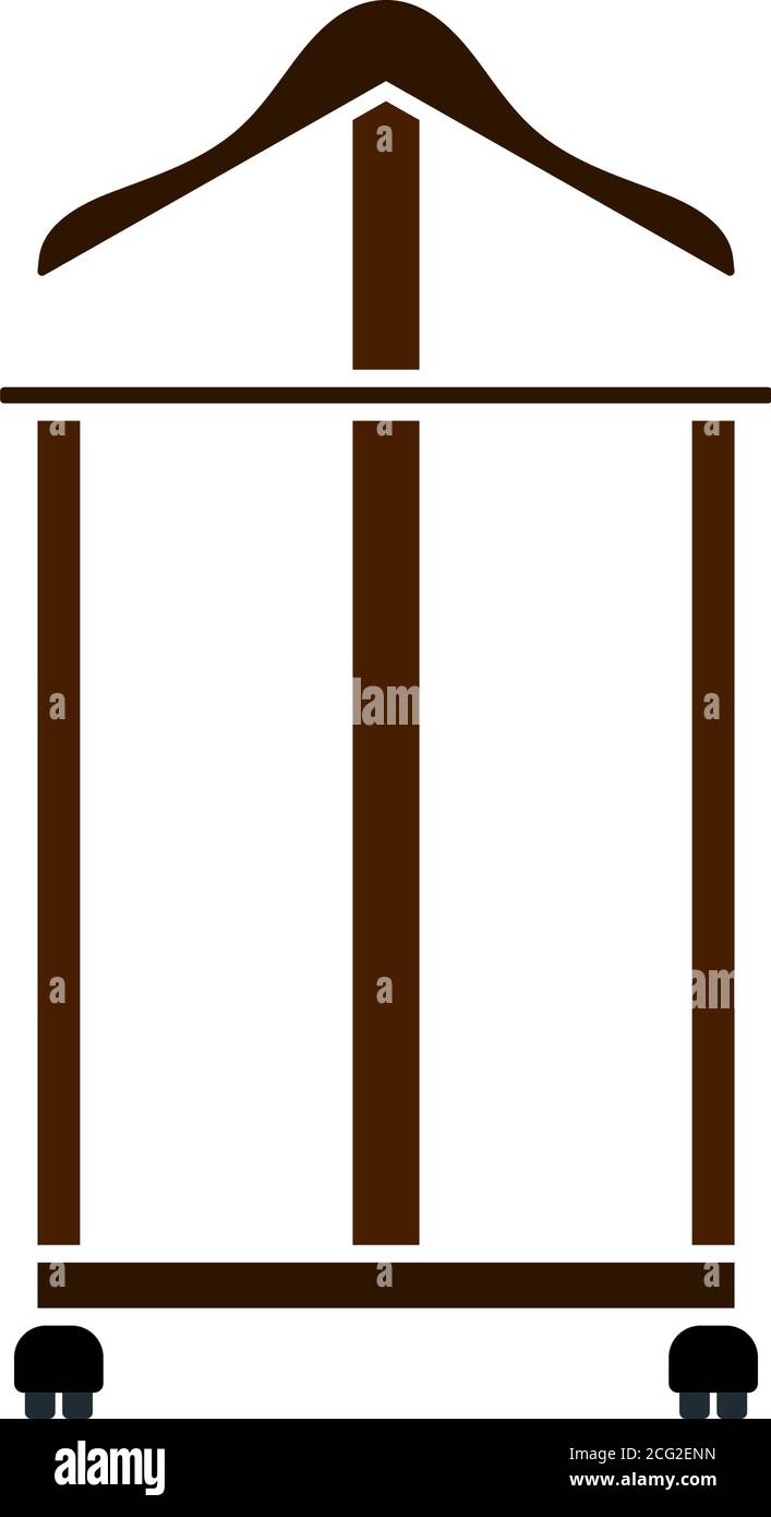 Coat hanger stand Stock Vector Images - Alamy