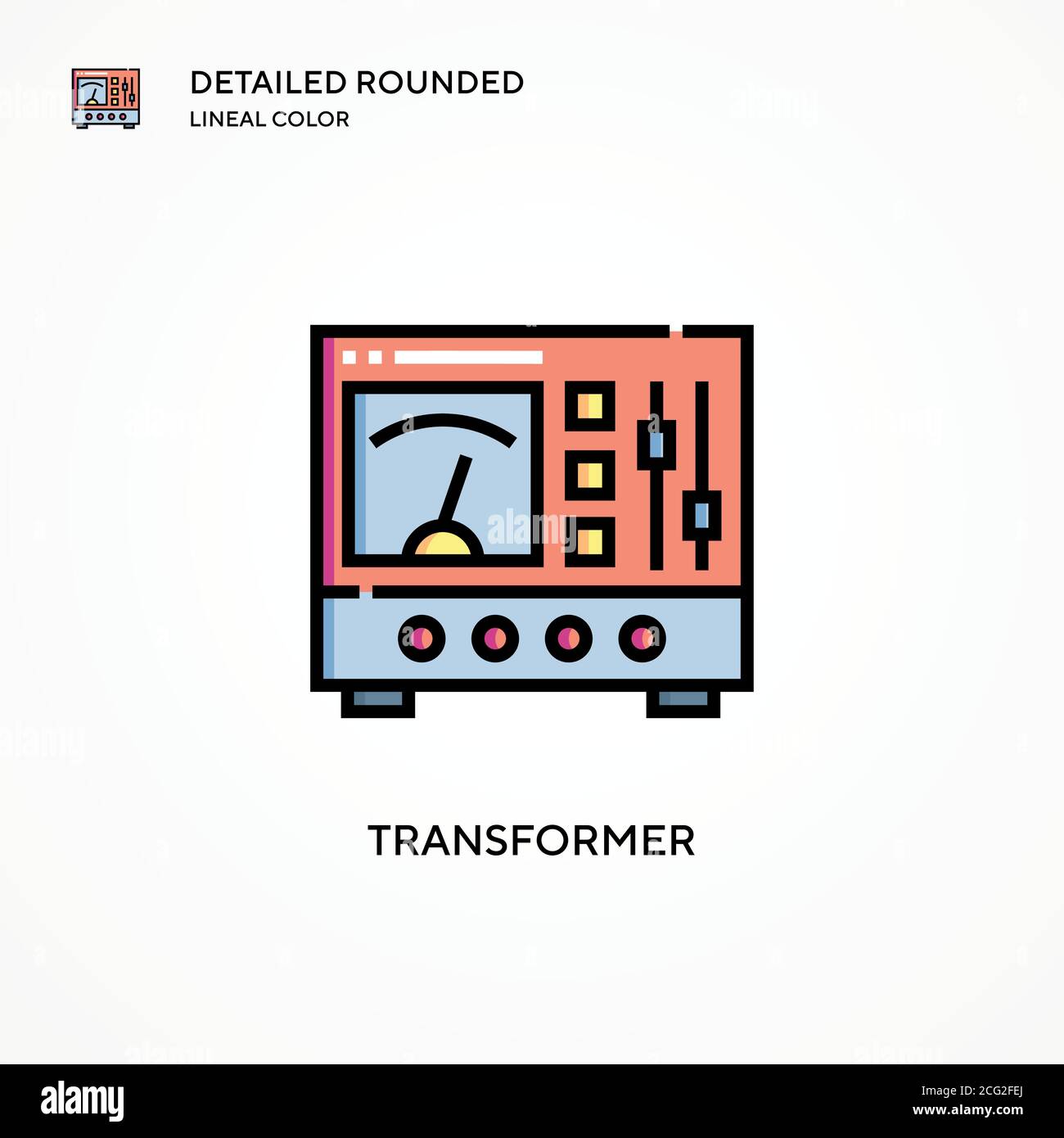 Transformer vector icon. Modern vector illustration concepts. Easy to ...