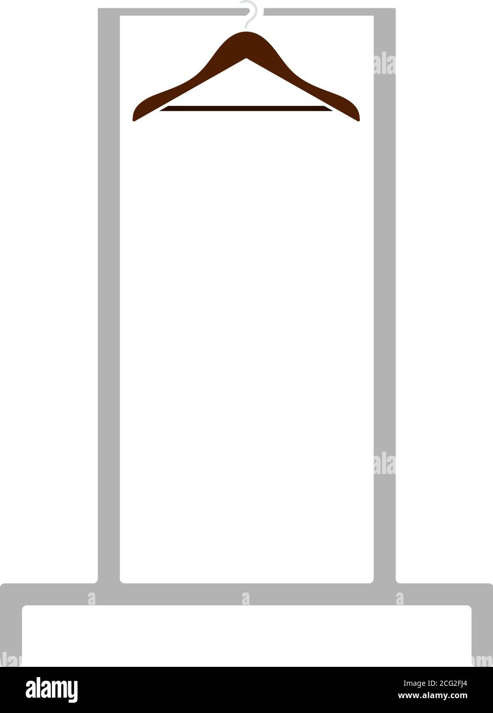 Wardrobe rail Stock Vector Images - Alamy