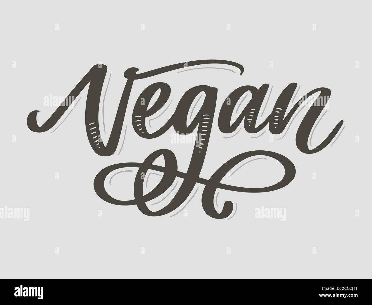 Vector illustration, food design. Handwritten lettering for restaurant ...