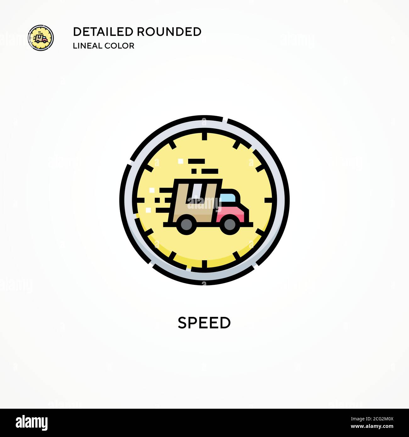 Speed vector icon. Modern vector illustration concepts. Easy to edit ...