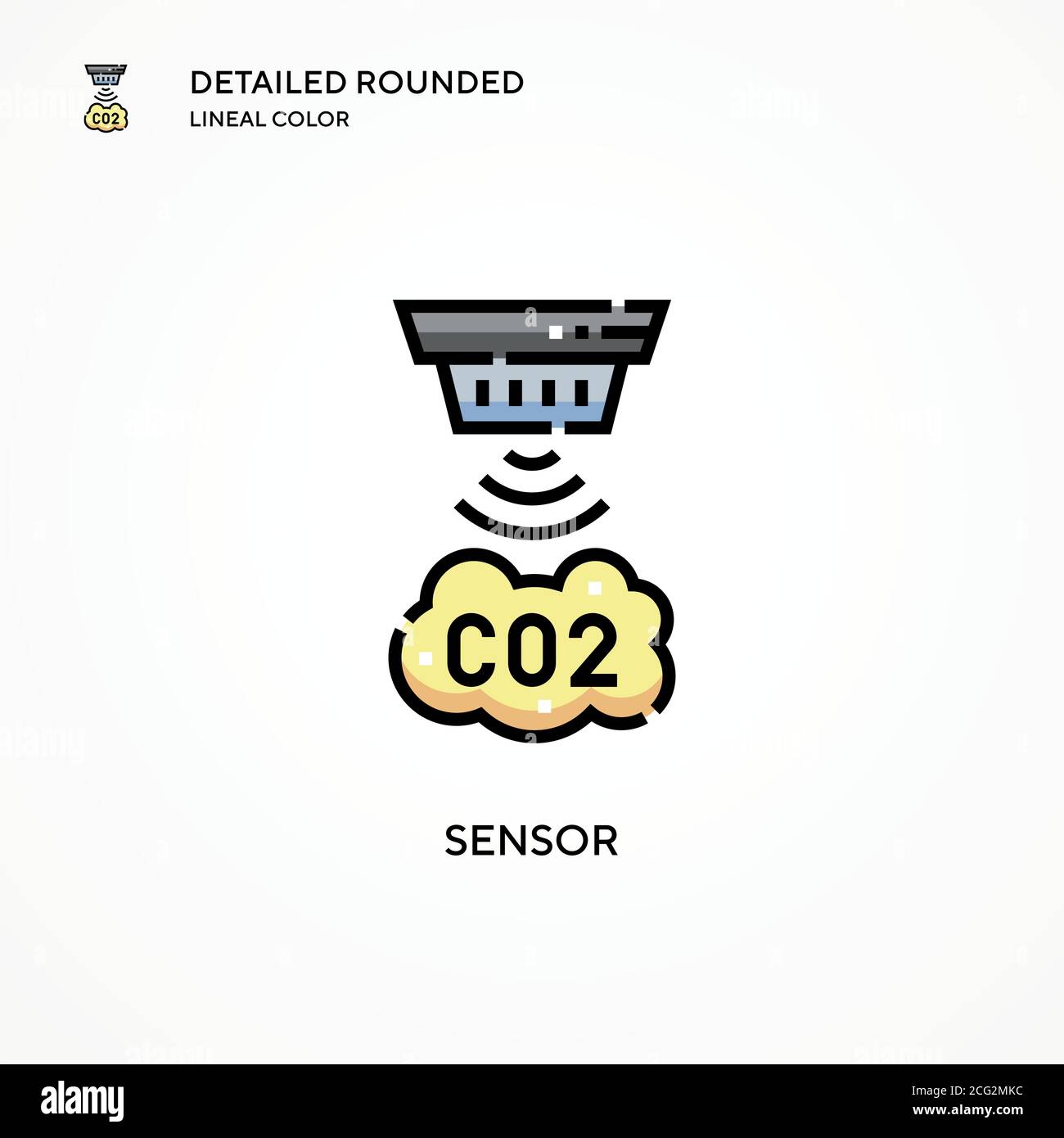 Sensor vector icon. Modern vector illustration concepts. Easy to edit ...