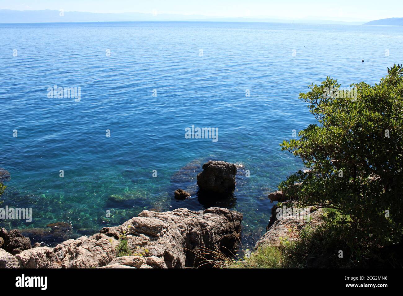 Moscenicka Draga by the end of summer, views, Adriatic coast, Croatia ...