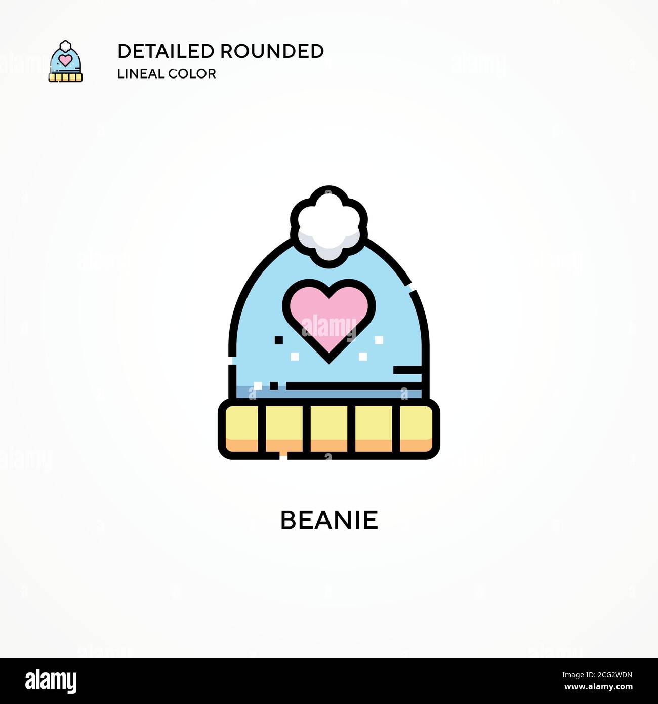 Beanie vector icon. Modern vector illustration concepts. Easy to edit ...