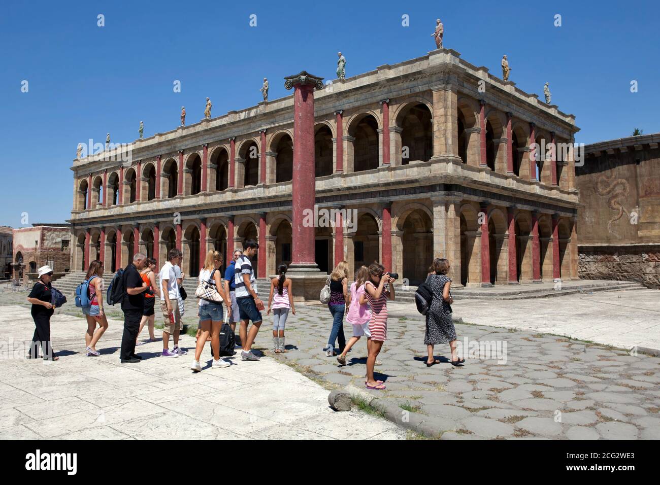 ROME - Tour of the movie sets at the Cinecitta studios Stock Photo - Alamy