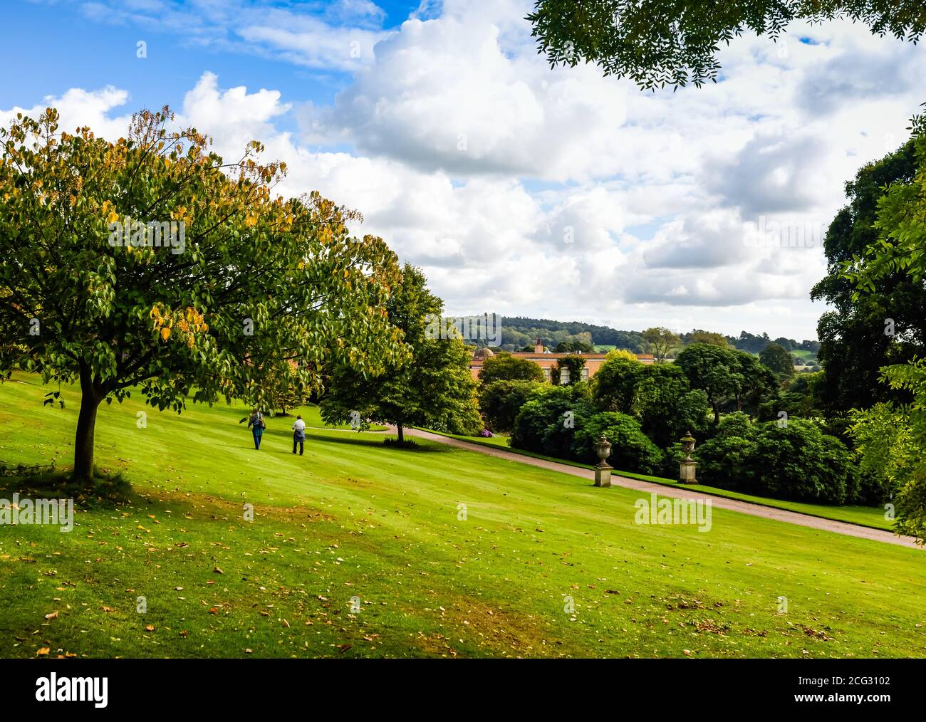 Killerton National Trust House and Garden in Devon Stock Photo - Alamy