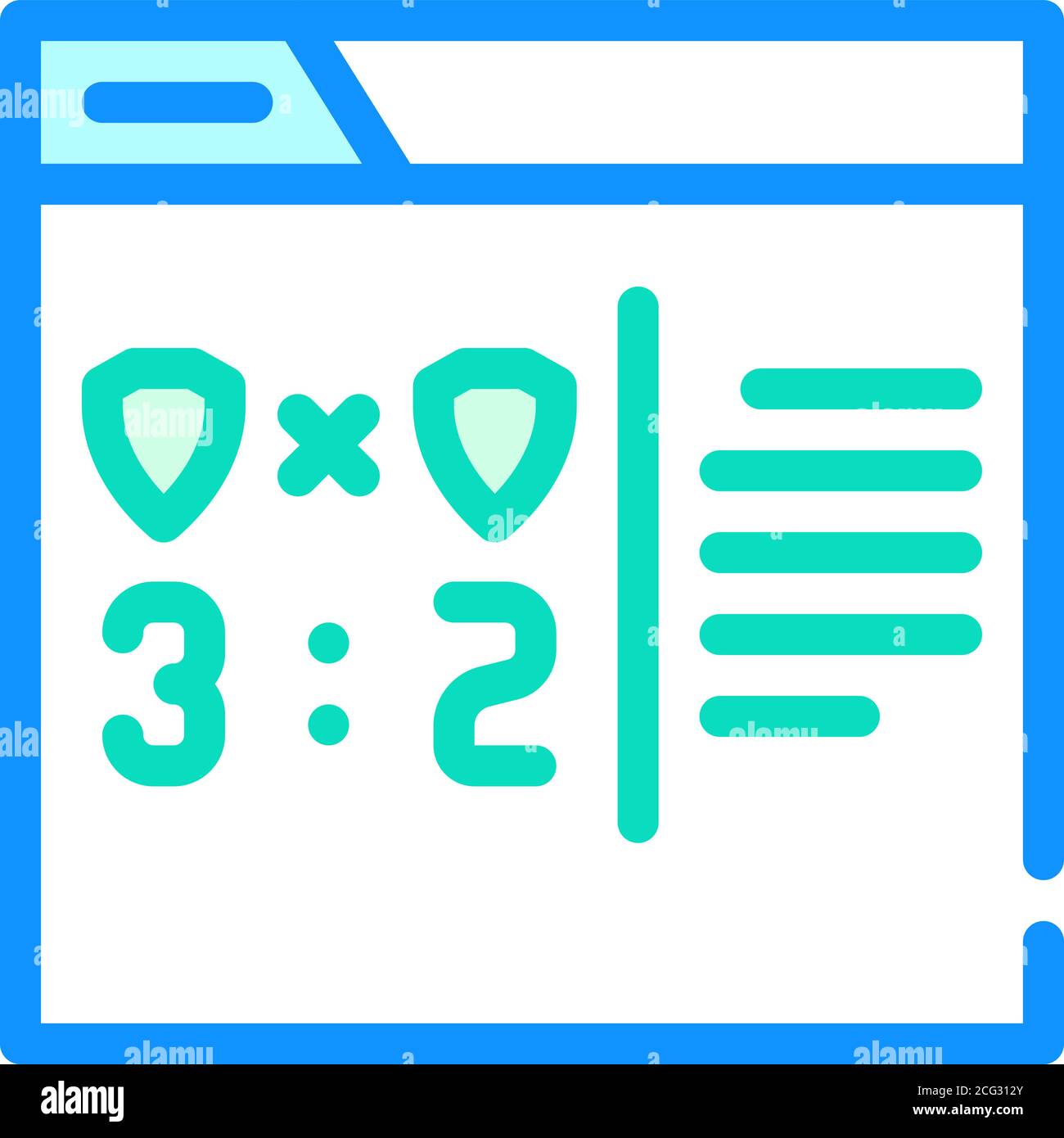 online game score color icon vector illustration Stock Vector Image ...